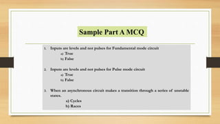 Digital electronics revision unit4 mcq | PPTX