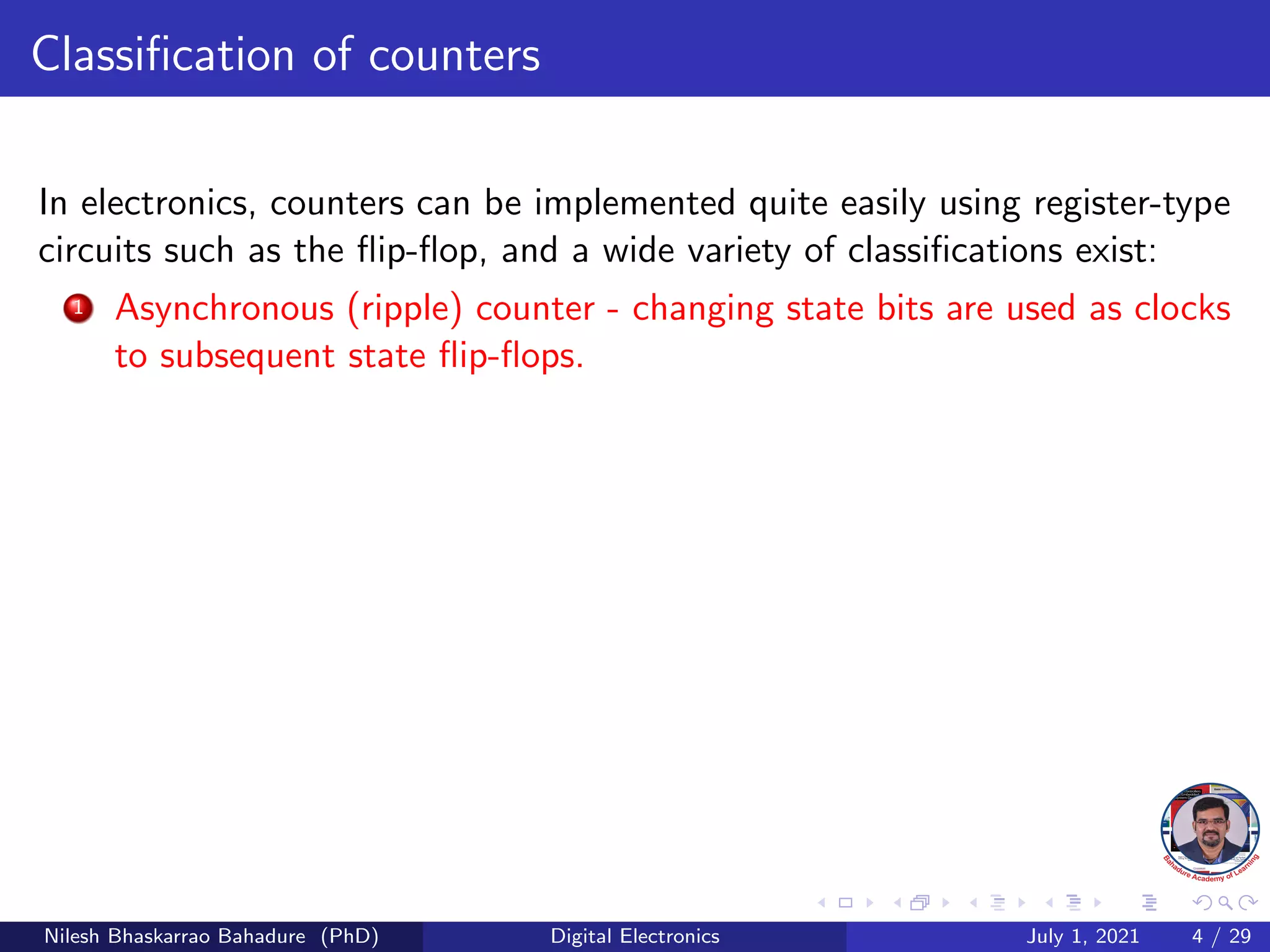 Digital electronics sequential ckts counters | PDF