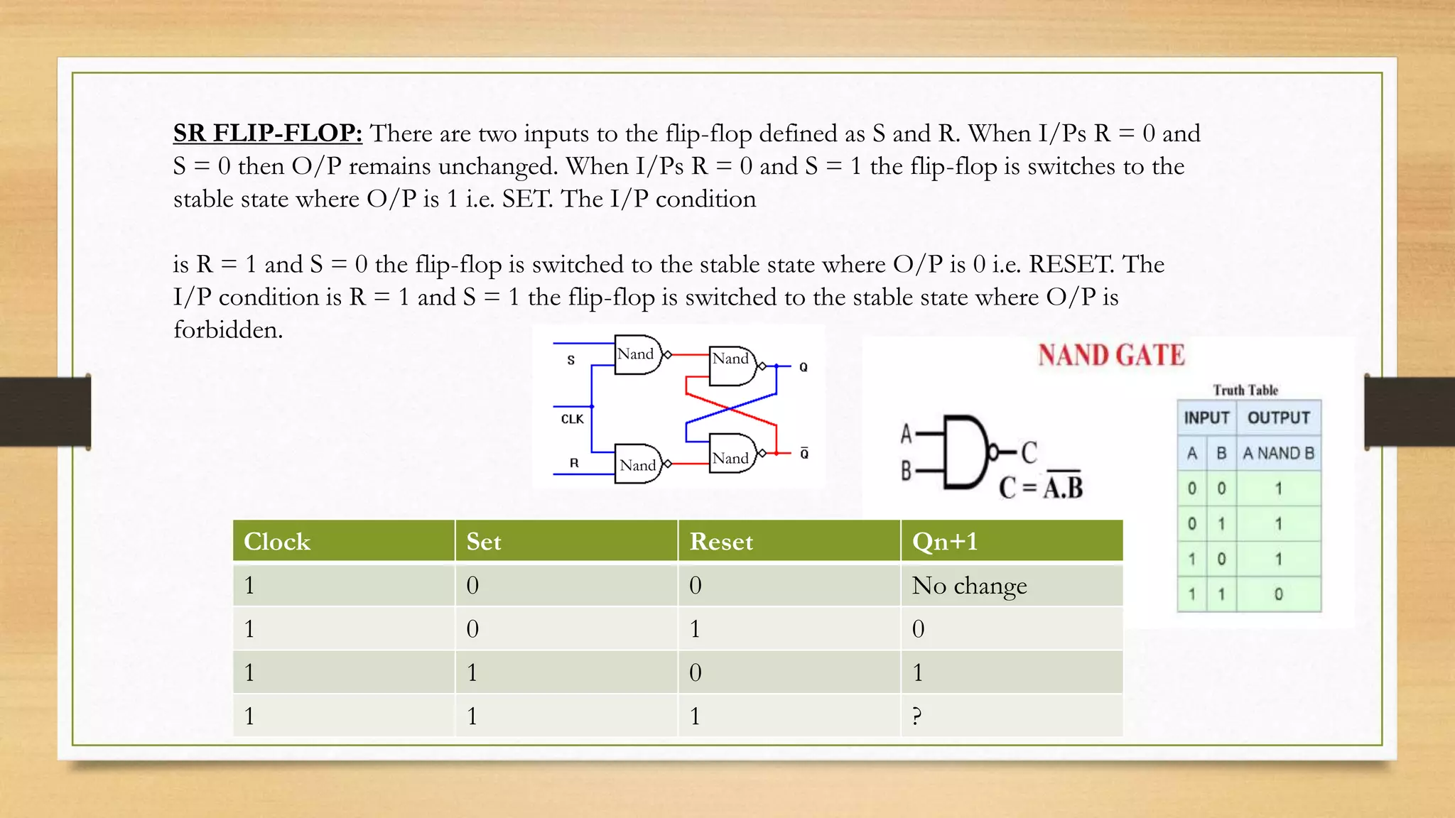 Digital electronics Flip Flop | PPTX