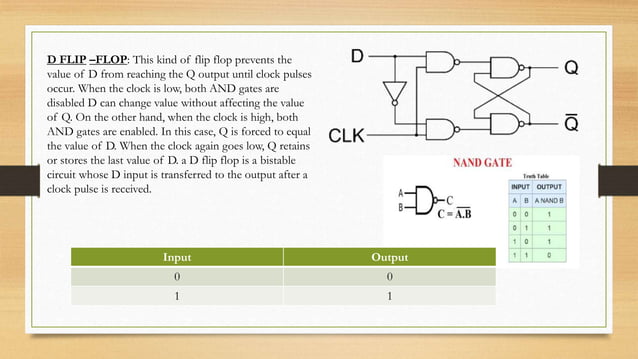 Digital electronics Flip Flop | PPTX