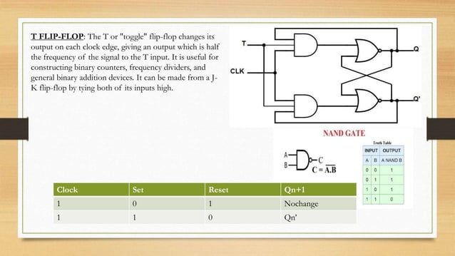 Digital electronics Flip Flop | PPTX