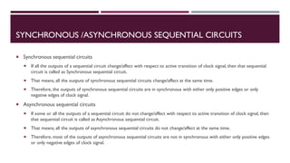FYBSC IT Digital Electronics Unit IV Chapter II Sequential Circuits ...