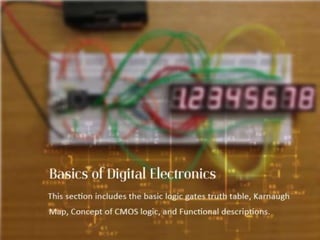 A Complete Digital Electronics Course via Video Tutorial | PPTX