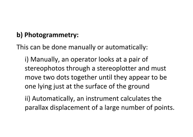 Digital elevation model in GIS | PDF