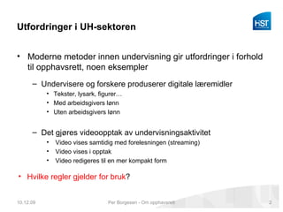 Digitale læremidler og opphavsrett | PPT