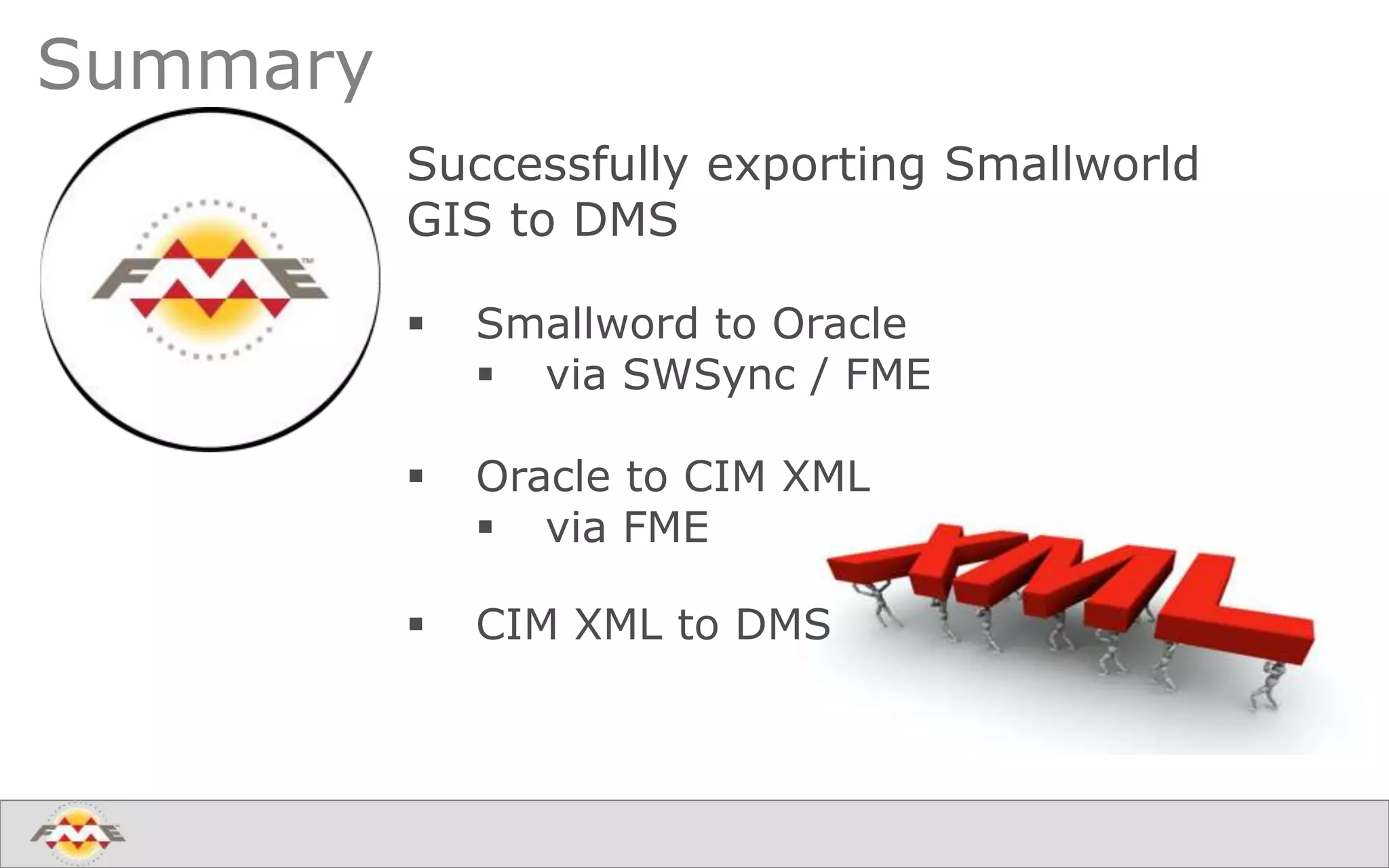 Extracting Data from GE Smallworld into Common Information Model (CIM ...