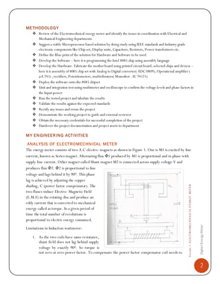 Digital Energy Meter Project Report | PDF