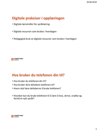 Digitale praksiser i undervisningen | PDF