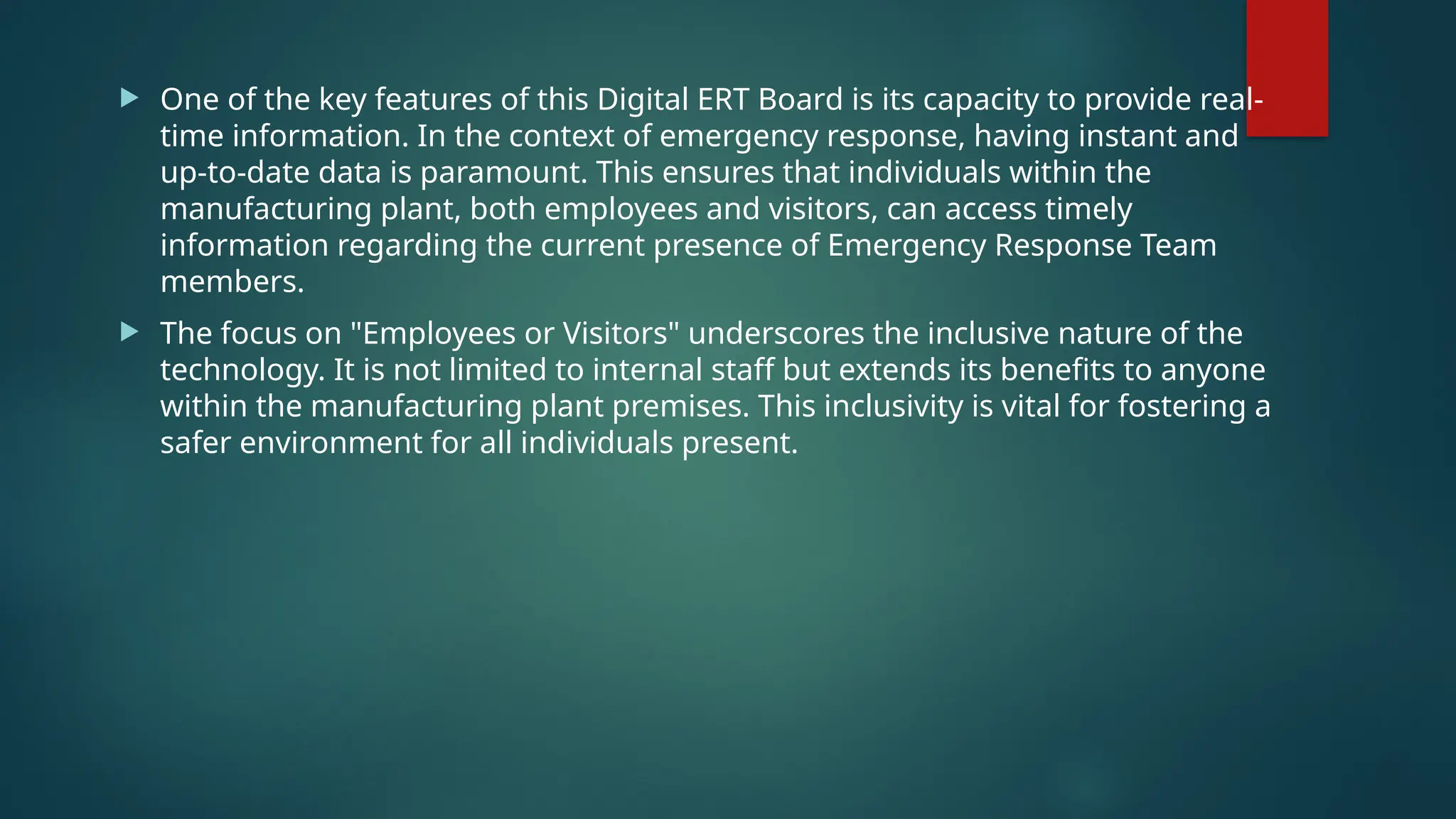DIGITAL Safety Board for workplace safety | PPTX
