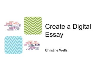 How to create a digital essay for English | PPTX