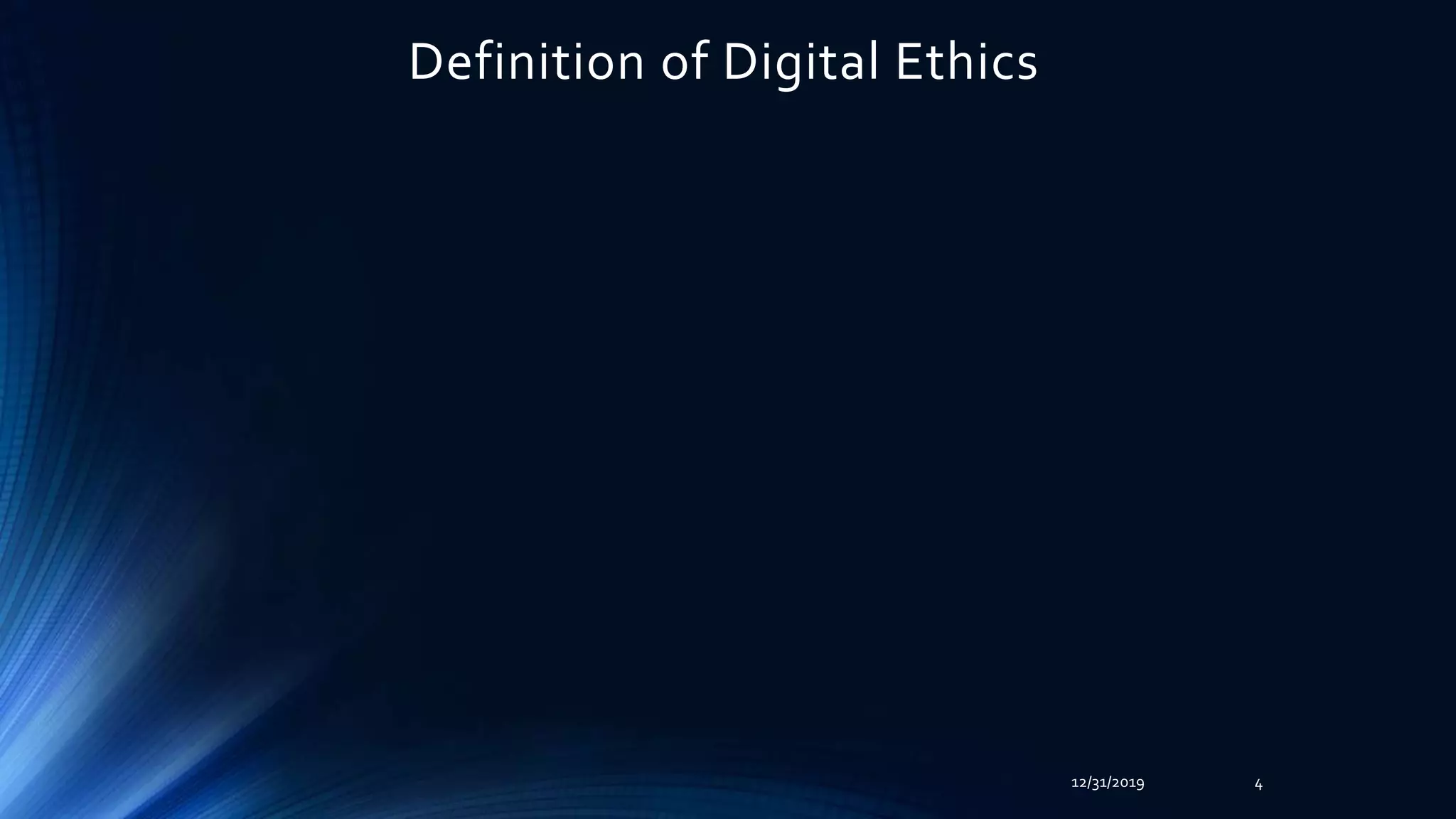 Digital Ethics | PPTX
