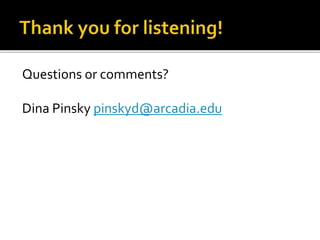 Dina Pinsky, "Digital Ethnography and the IRB" | PPT