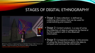 ARE 494 Digital ethnography | PPT