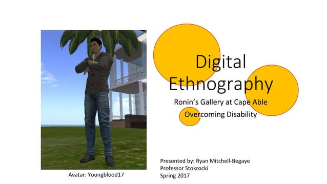 Digital ethnography pp final assignment-final pp | PPT