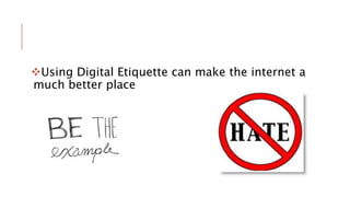 Digital etiquette | PPTX