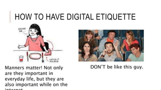 Digital etiquette | PPTX