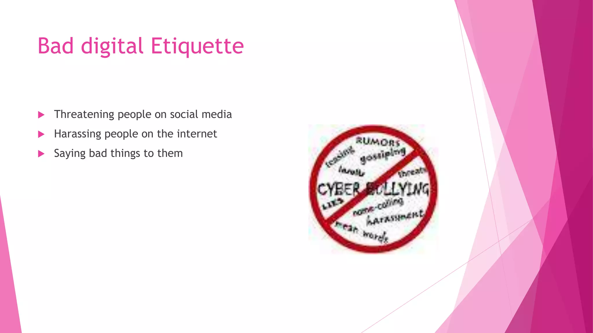 Digital etiquette | PPTX