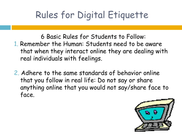 Digital etiquette 2[1] | PPT