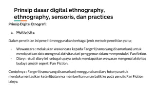 Digital Etnografi SAP 4 | PPTX