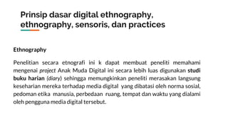 Digital etnografi sap 4 | PPTX