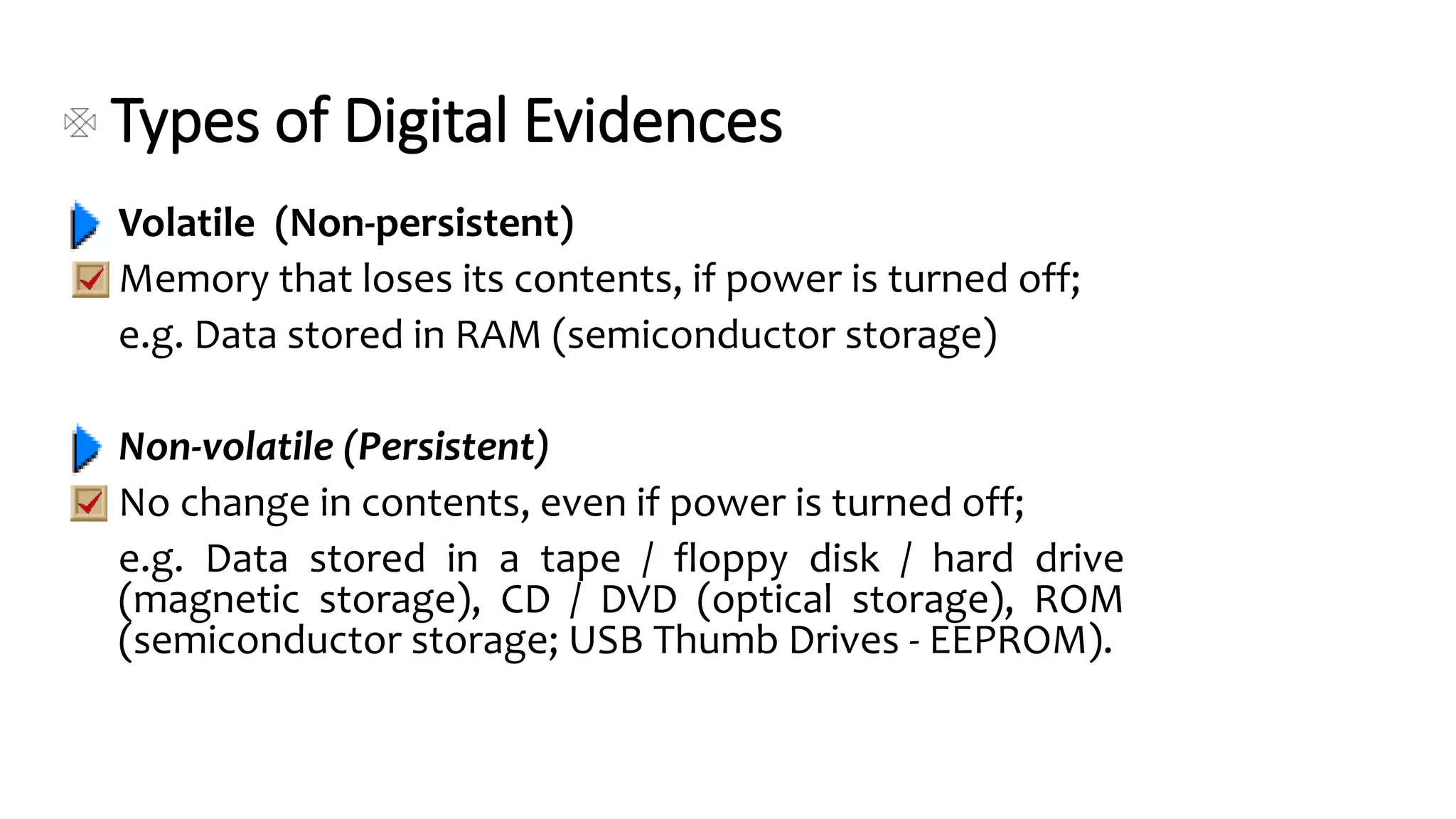 Digital Evidence by Raghu Khimani | PPTX