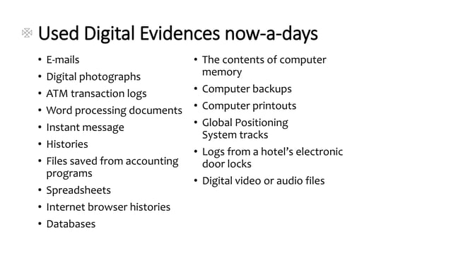 Digital Evidence by Raghu Khimani | PPTX