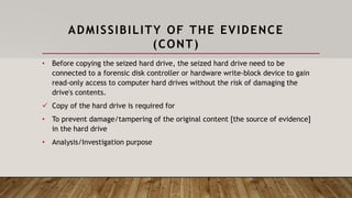 Digital Evidence Admissibility for Legal Proceedings in Malaysia | PDF