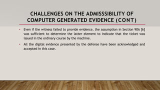 Digital Evidence Admissibility for Legal Proceedings in Malaysia | PDF