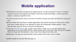 Digital experience of marriott 2 | PPT