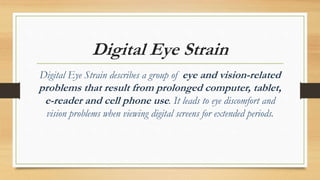 Digital eye strain | PPTX
