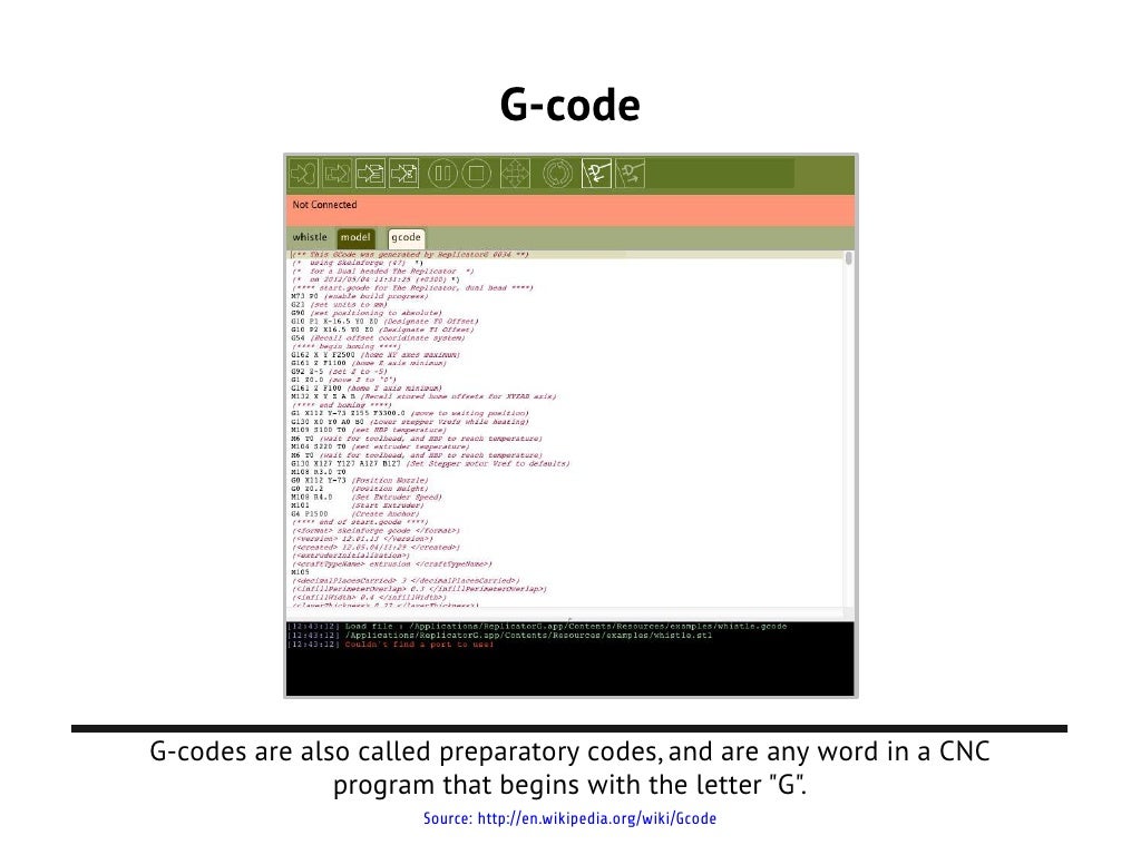 G-code G-codes are also called