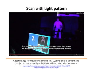 Digital Fabrication Studio: 3D Scanning | PPT