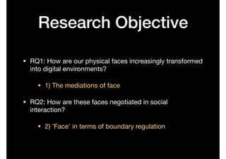 Digital Face project presentation | PPT