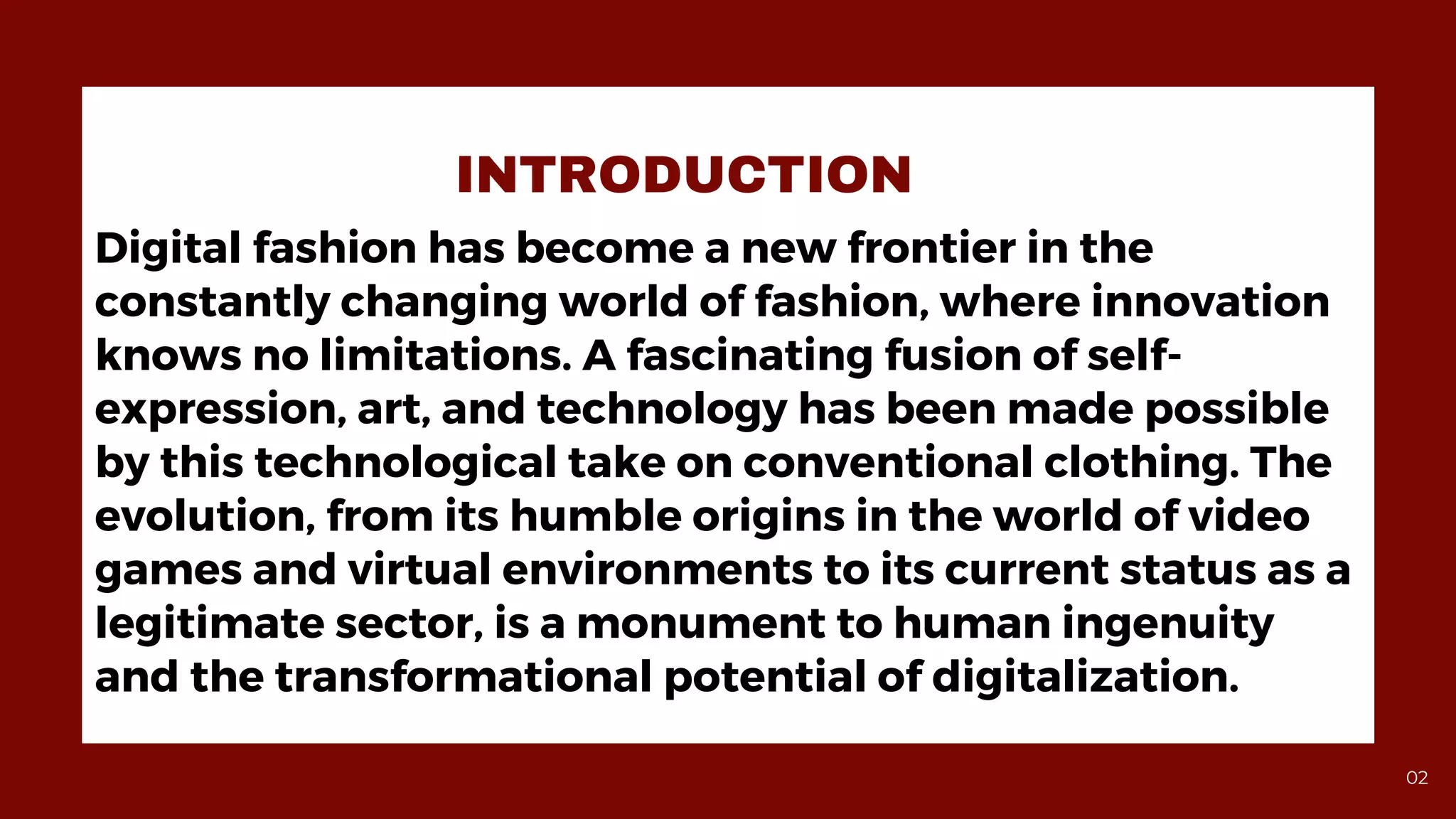 Digital Fashion | PPTX