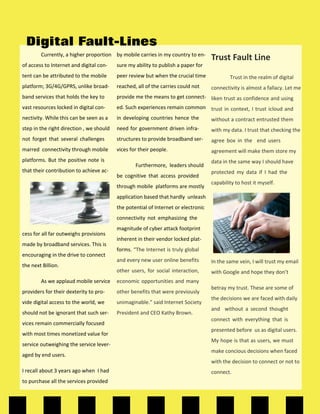 Digital Fault-Lines | PDF