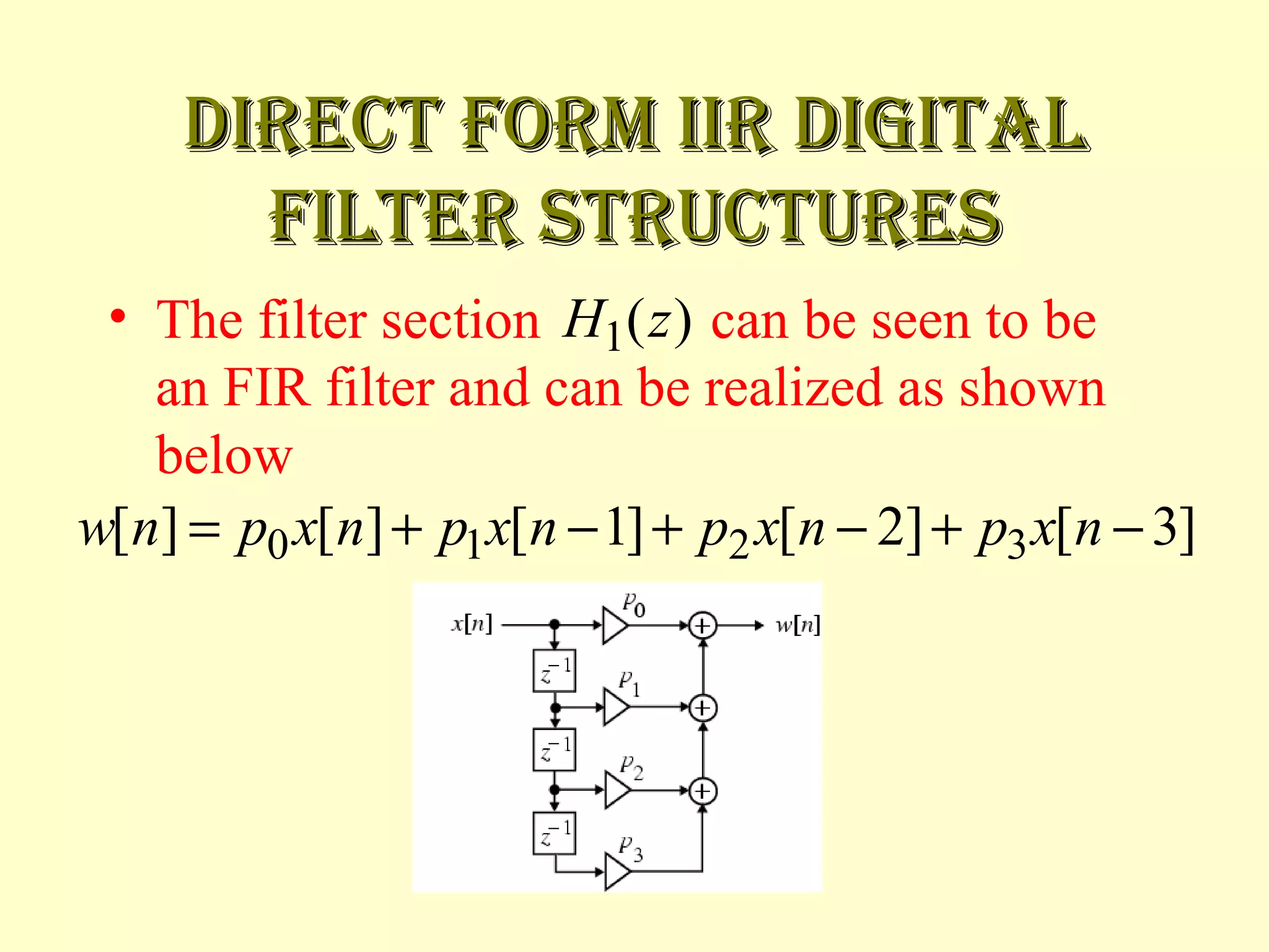 Digital filters in DSP | PPT