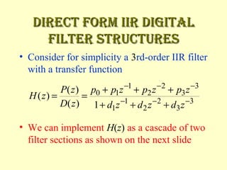 Digital filters in DSP | PPT