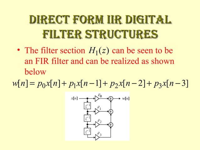 Digital filters in DSP | PPT