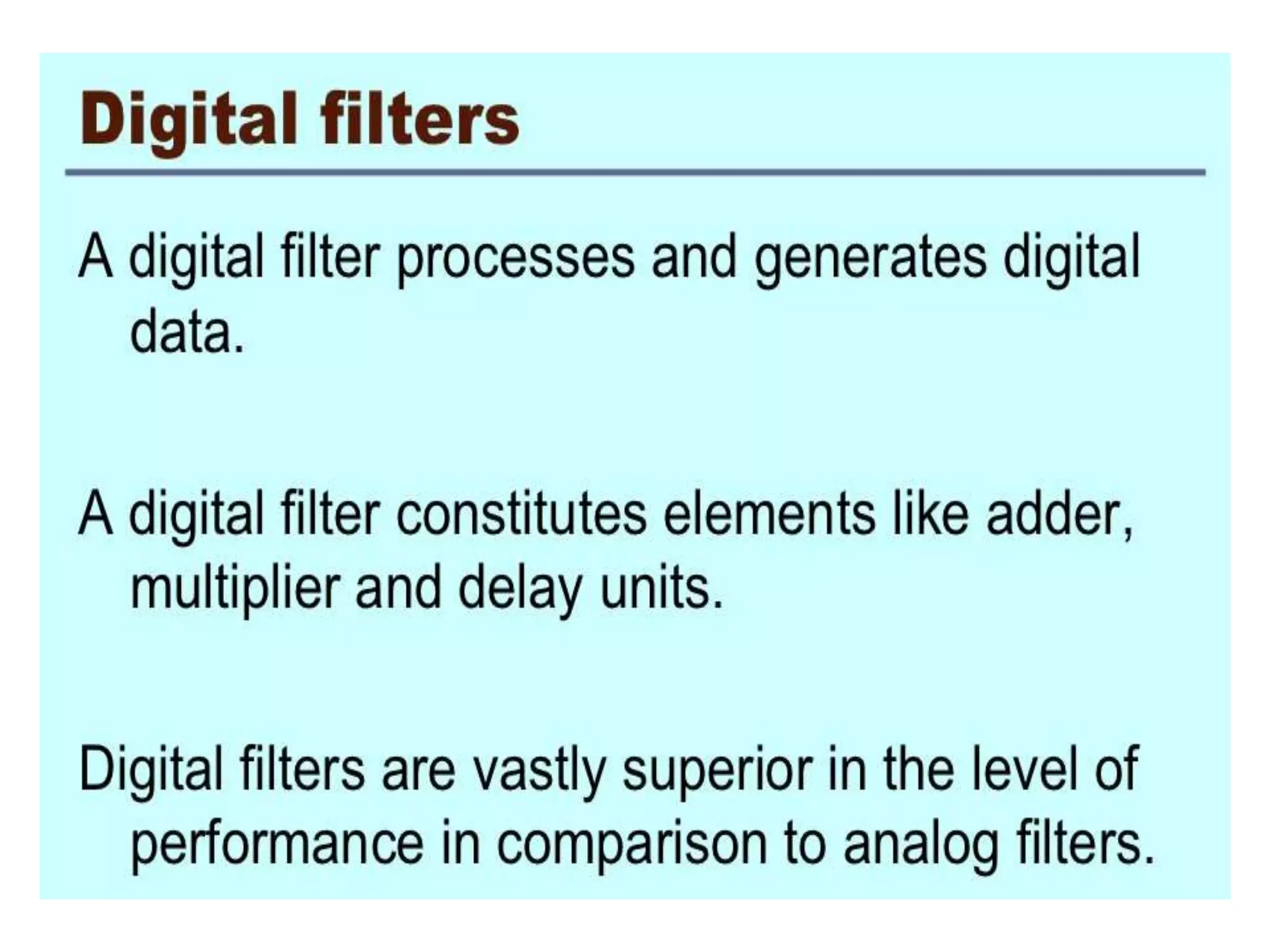 Digital filter structures | PPTX