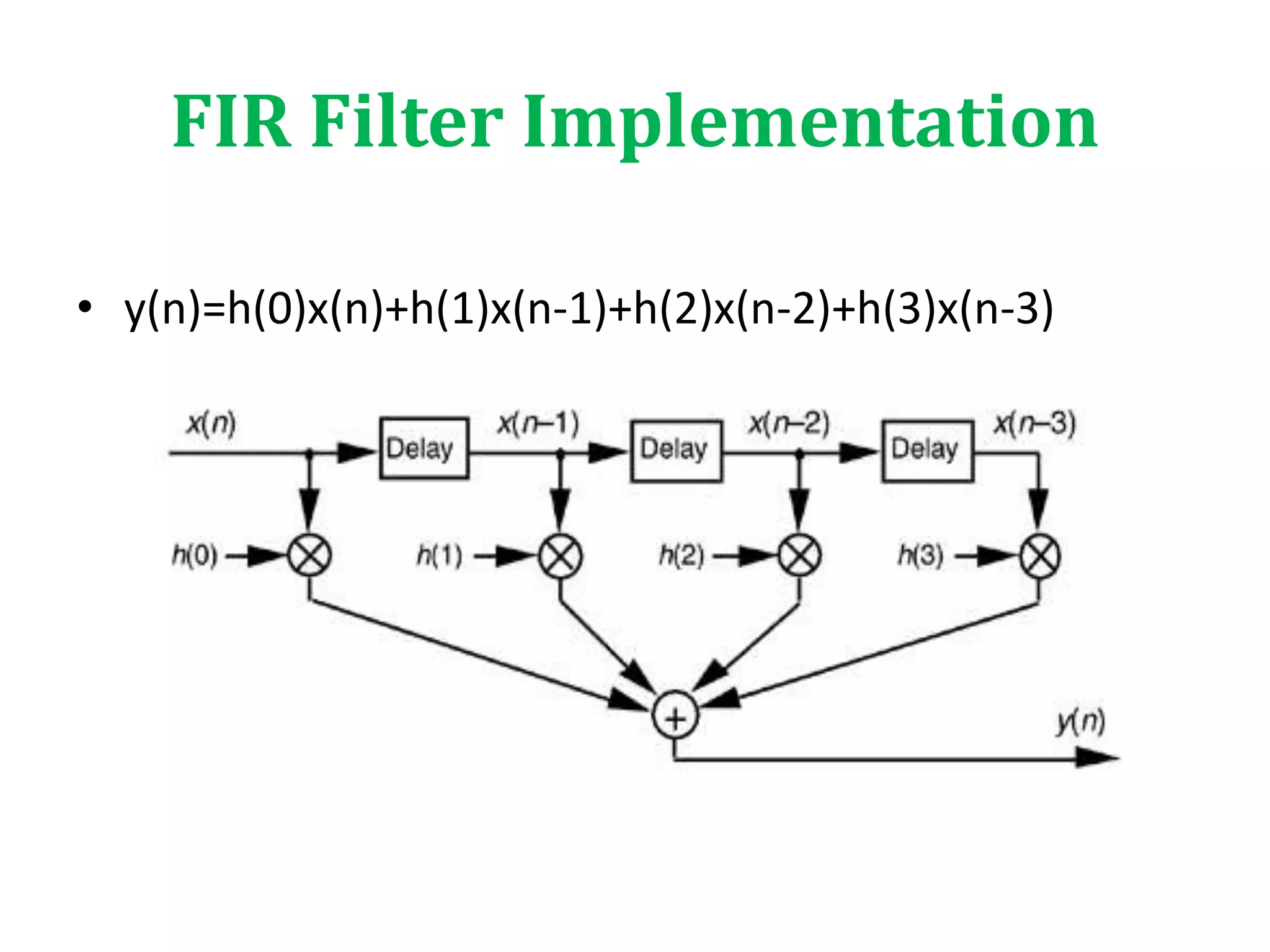 Digital filter structures | PPTX