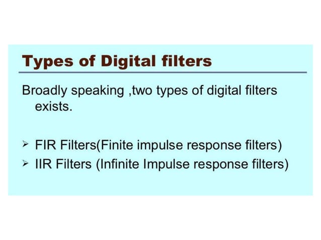 Digital filter structures | PPTX | Consumer Electronics | Technology ...
