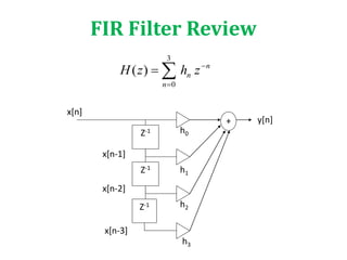 Digital filter structures | PPTX