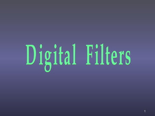 Digital filter structures Digital Signal Processing NIT DURGAPUR | PPT