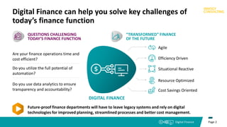 Digital Finance Strategies for Utilities | PPT