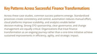 Digital Finance Transformation: Real-World Case Studies 2026 | PDF