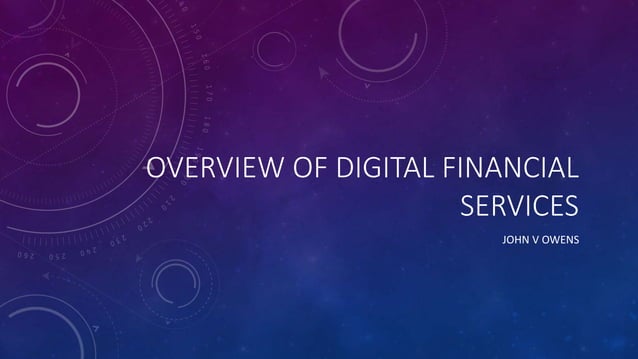 Overview of Digital Financial Services Landscape | PPTX | Credit Cards ...