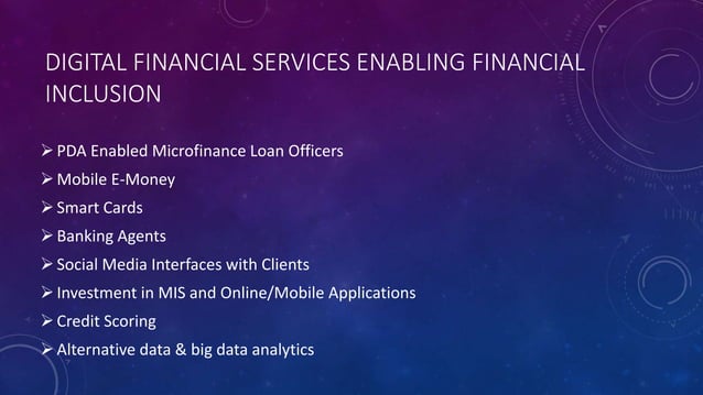 Overview of Digital Financial Services Landscape | PPTX | Credit Cards ...
