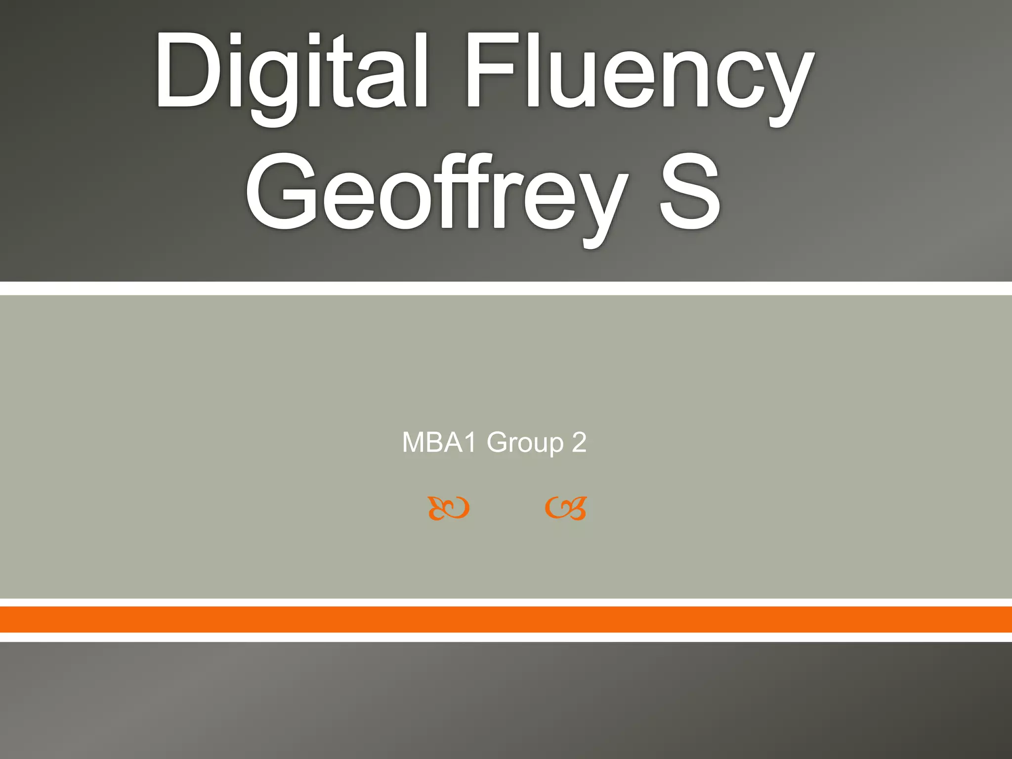 Digital fluency ppt C | PPT
