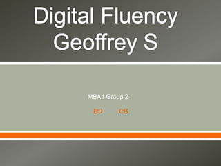 Digital fluency ppt C | PPT