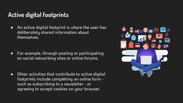 Digital Footprint | PPTX | Internet | Computing